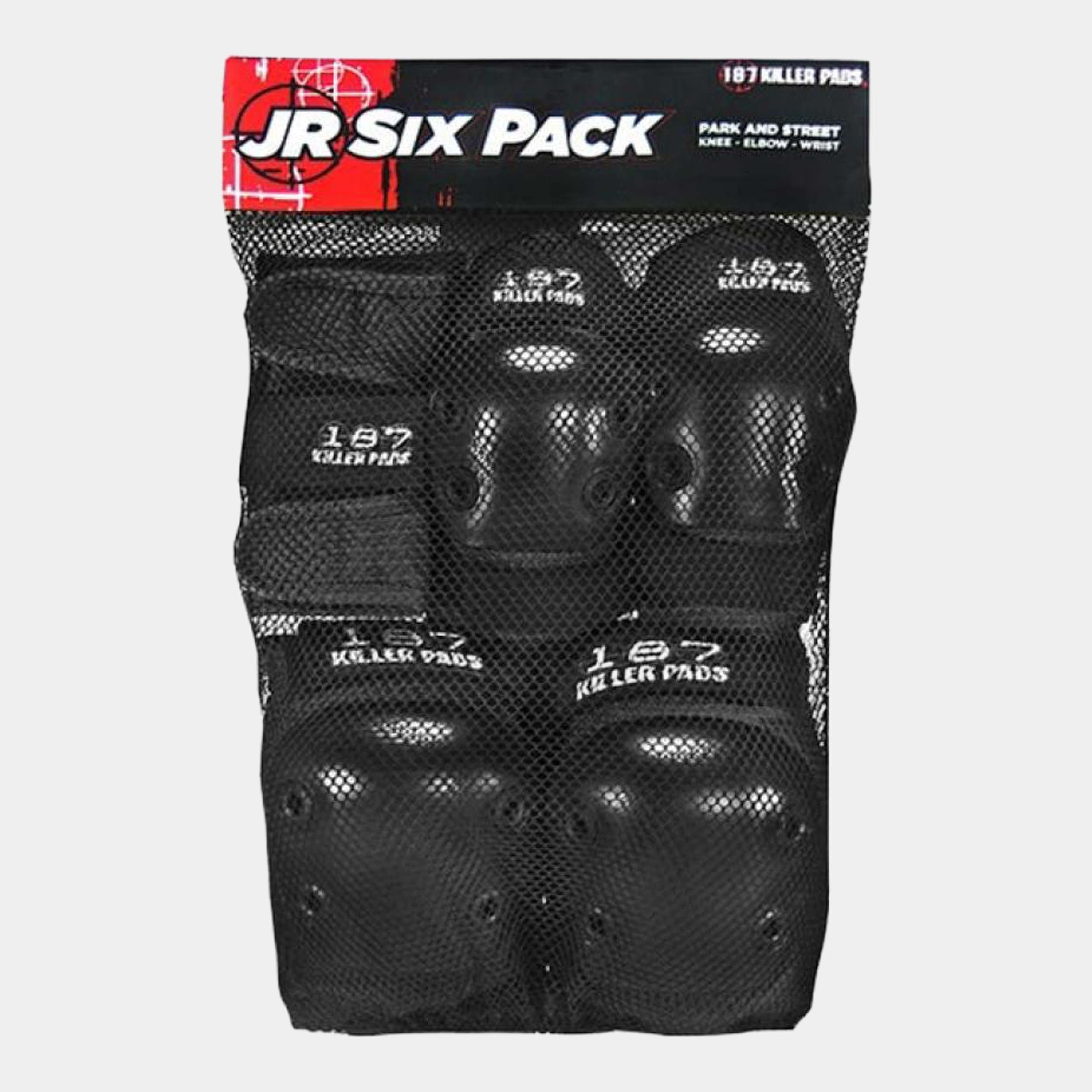 187 Killer Pads | Jr. Six Pack Pad Set - Black – 187 Killer Pads Europe